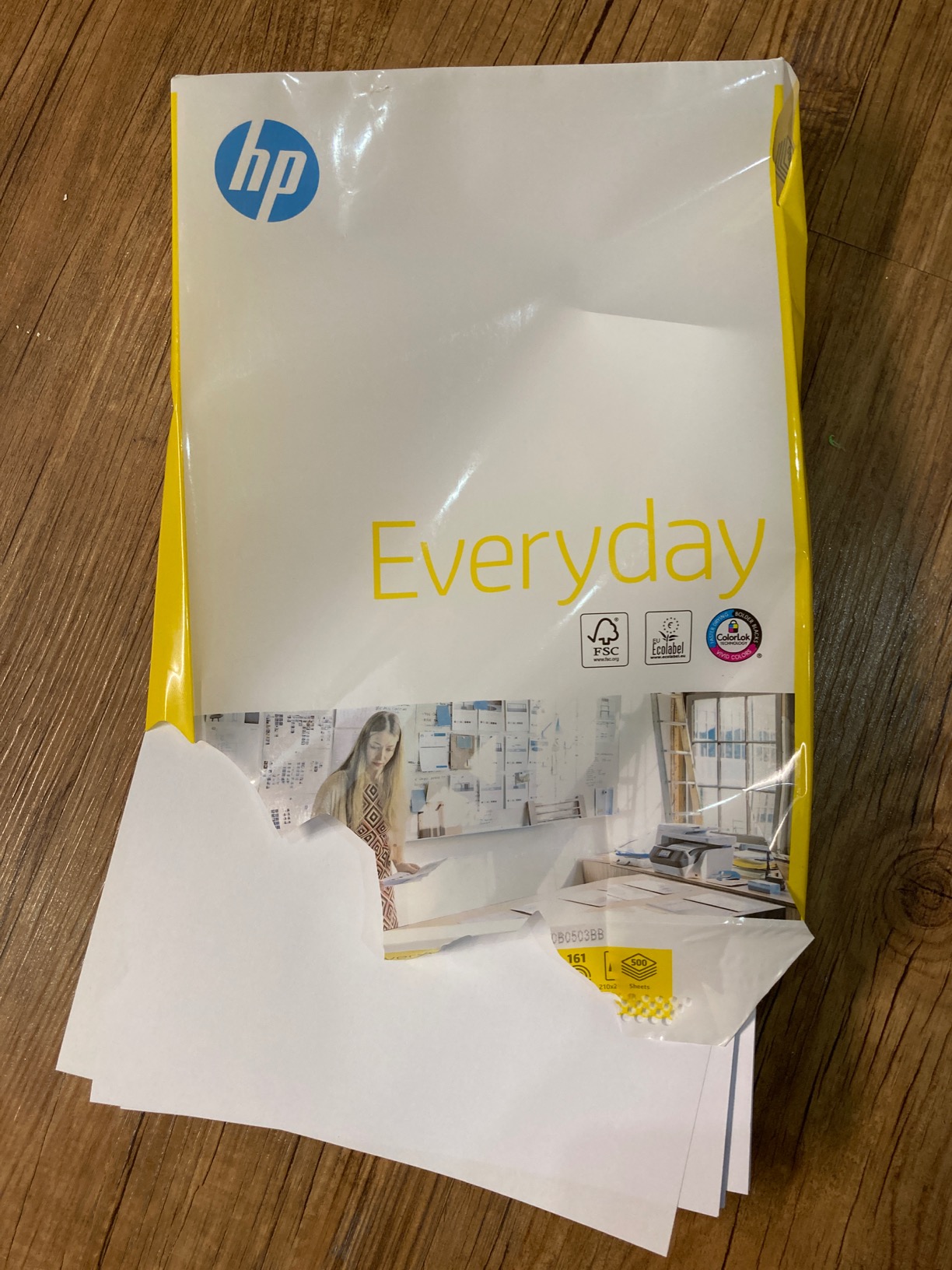 HP Printer Paper, Everyday A4 Paper, 210x297mm, 75gsm, 1 Ream, 500 ...