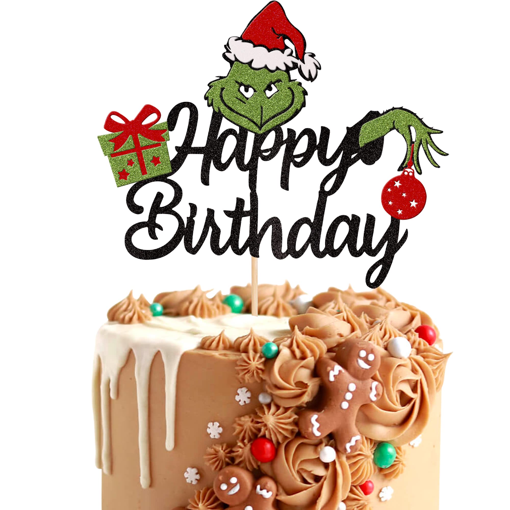 Grinch Birthday Cake