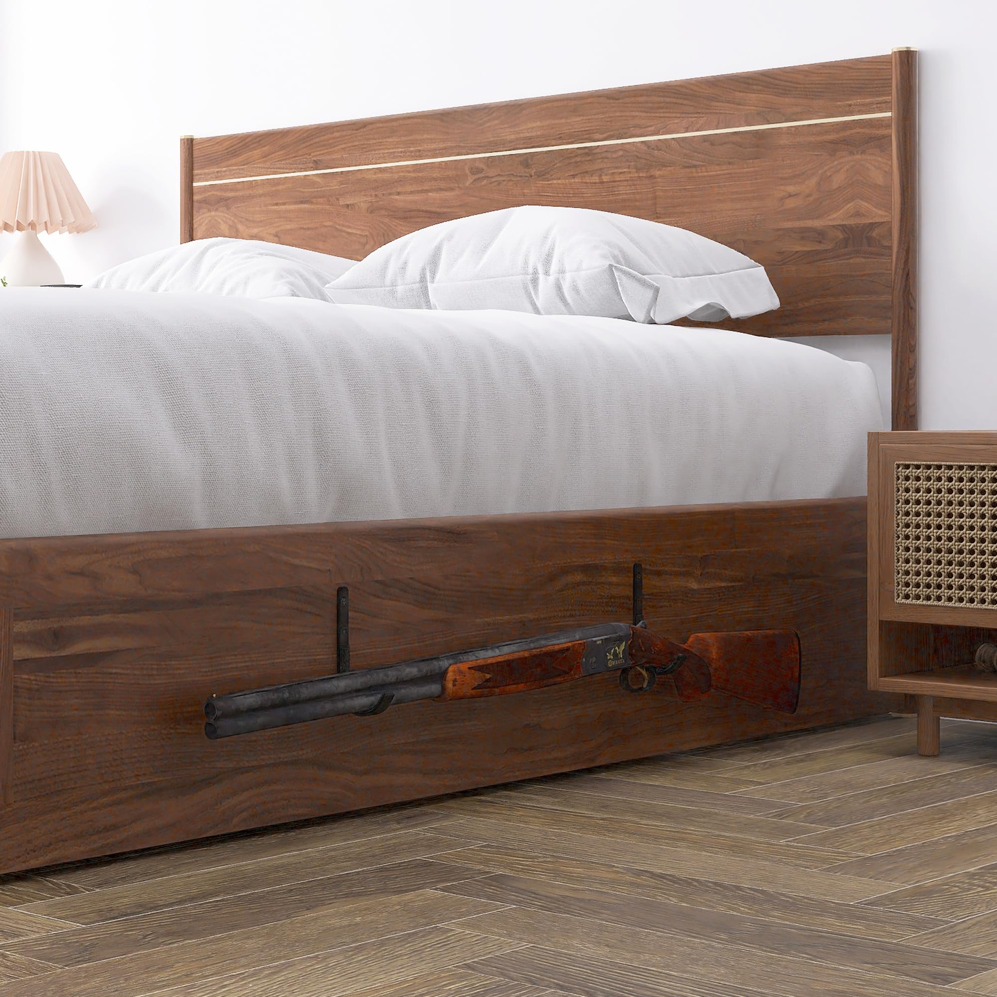 Snapklik.com : Gun Rack Wall Mount, Horizontal Metal Gun Rack And ...