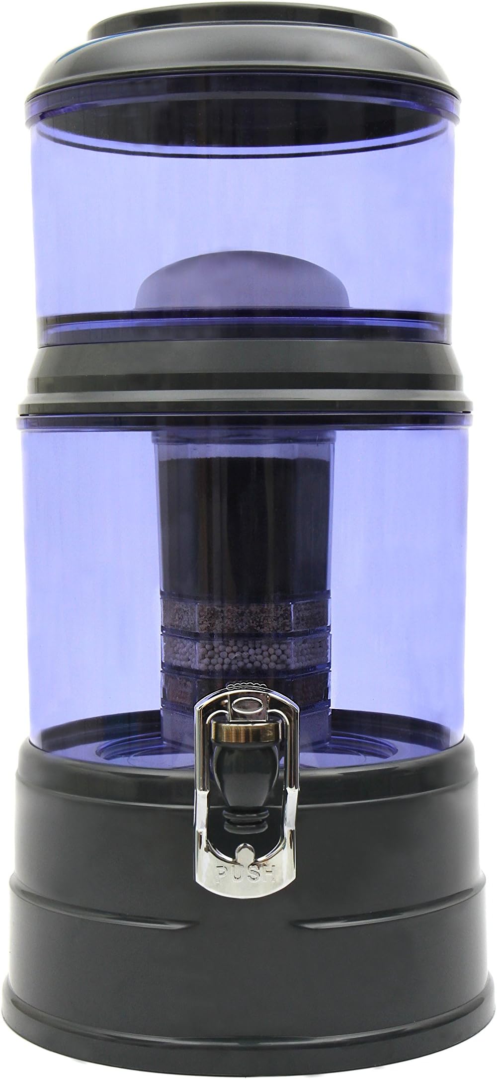 AcalaQuell MINI Water Filter System | Anthracite | with Tank | Blue ...