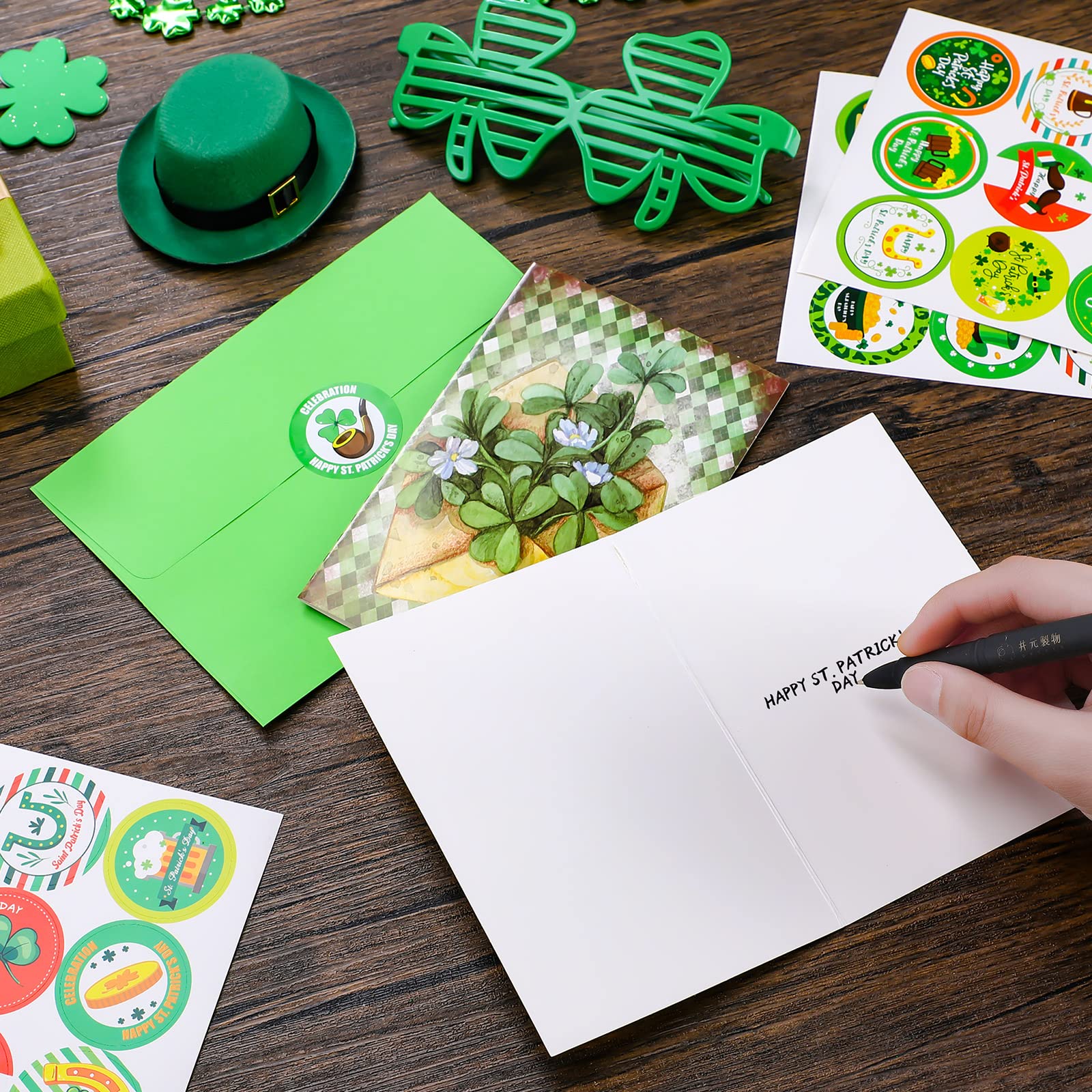 Snapklik.com : Woanger 56 Pieces St Patricks Day Cards Set Vintage ...