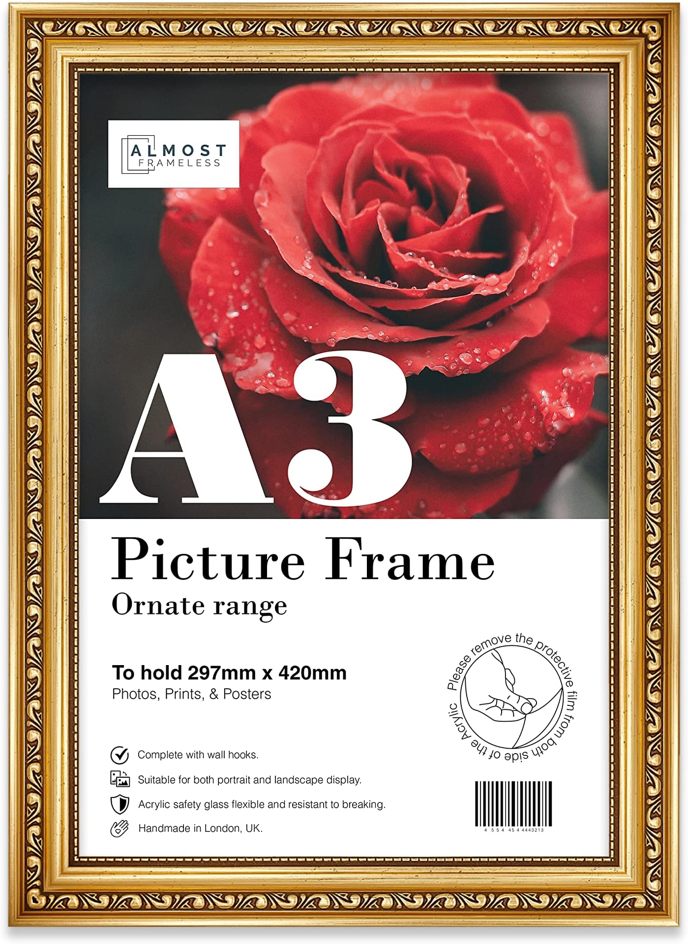 Frame Company Eldridge Range Mahogany 18x12 inch Picture Photo Frame ...