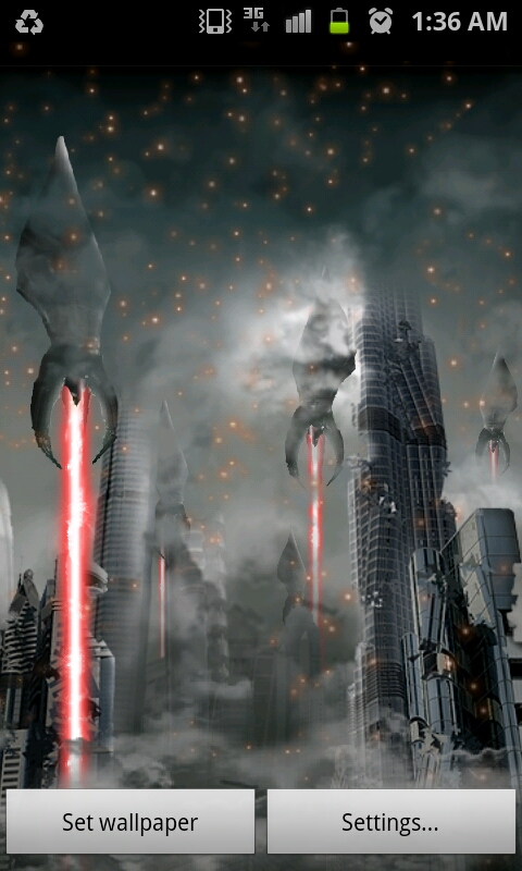 Alien Invasion Live Wallpaper:Amazon.co.uk:Appstore for Android