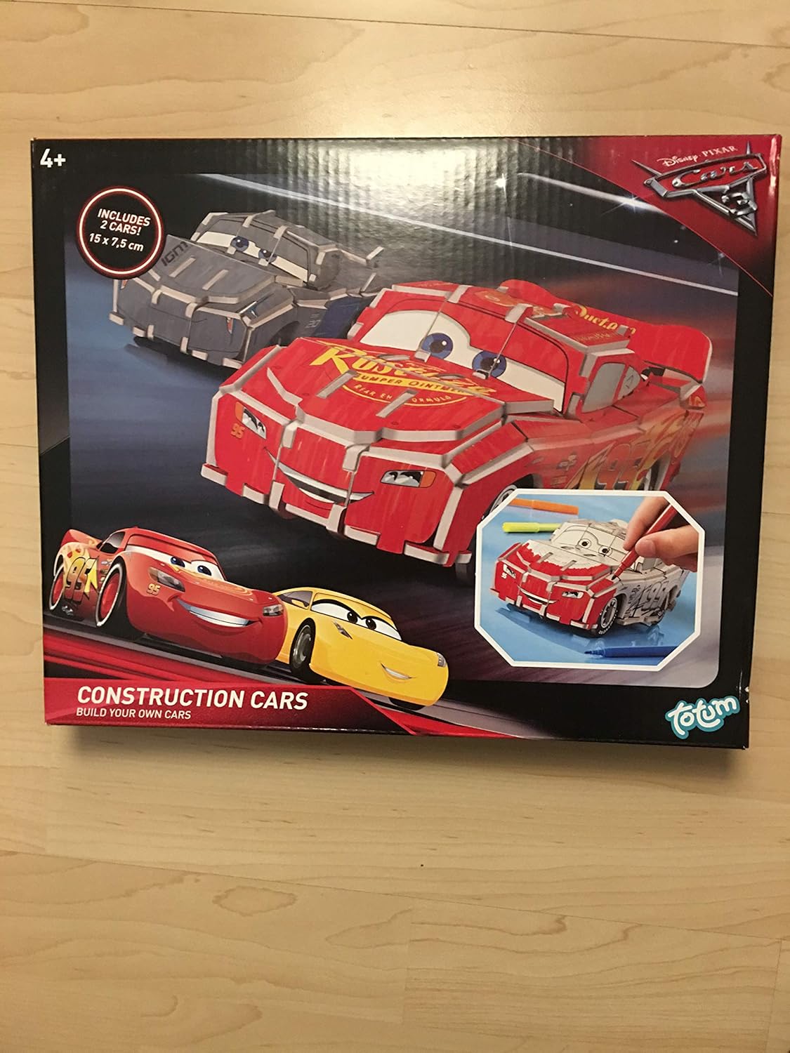 Totum 643432 140196 Disney Cars 3 Mache Deine McQueen+Storm: Amazon.de ...