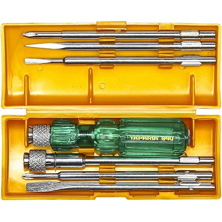TAPARIA 831 Screw Driver Set with Neon Bulb Silver : Amazon.in: Home ...