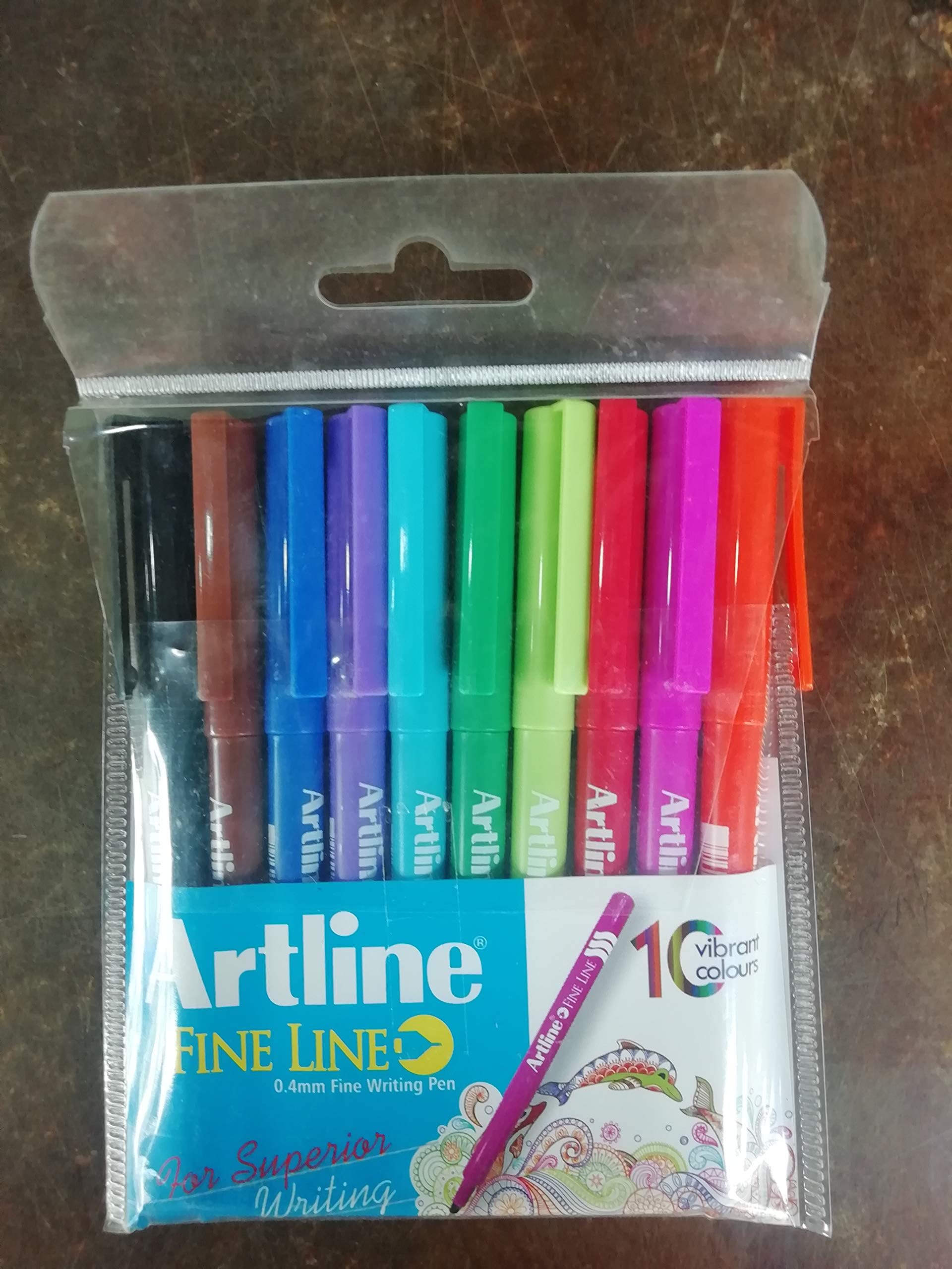 Artline Fine Line Fine Writing Pen|0.4Mm Tip Size|Smudge Free Pen ...