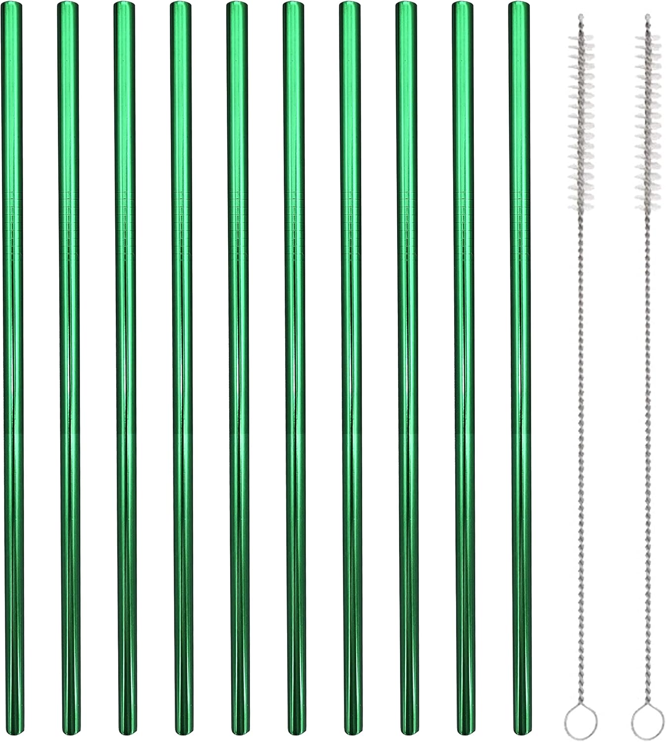 Amazon.com: 10 Pcs Stainless Steel Straws, Reusable Drinking Straws ...