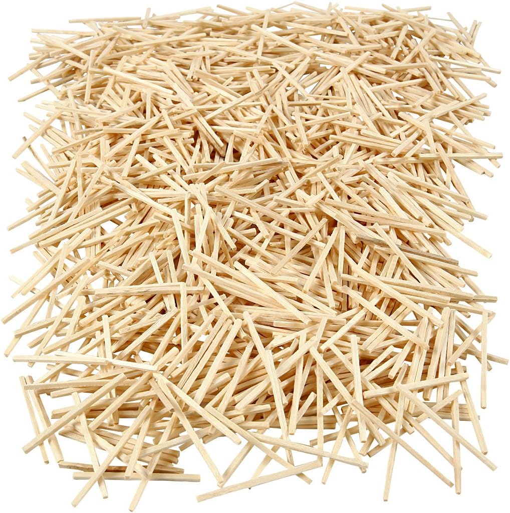 3 Ace Crafts 5000 Bulk Pack of Natural Wooden Matchsticks Headless for ...