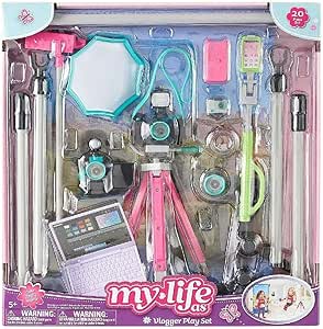 myLife Brand Products My Life As Doll Vlogger Playset : Amazon.com.mx ...