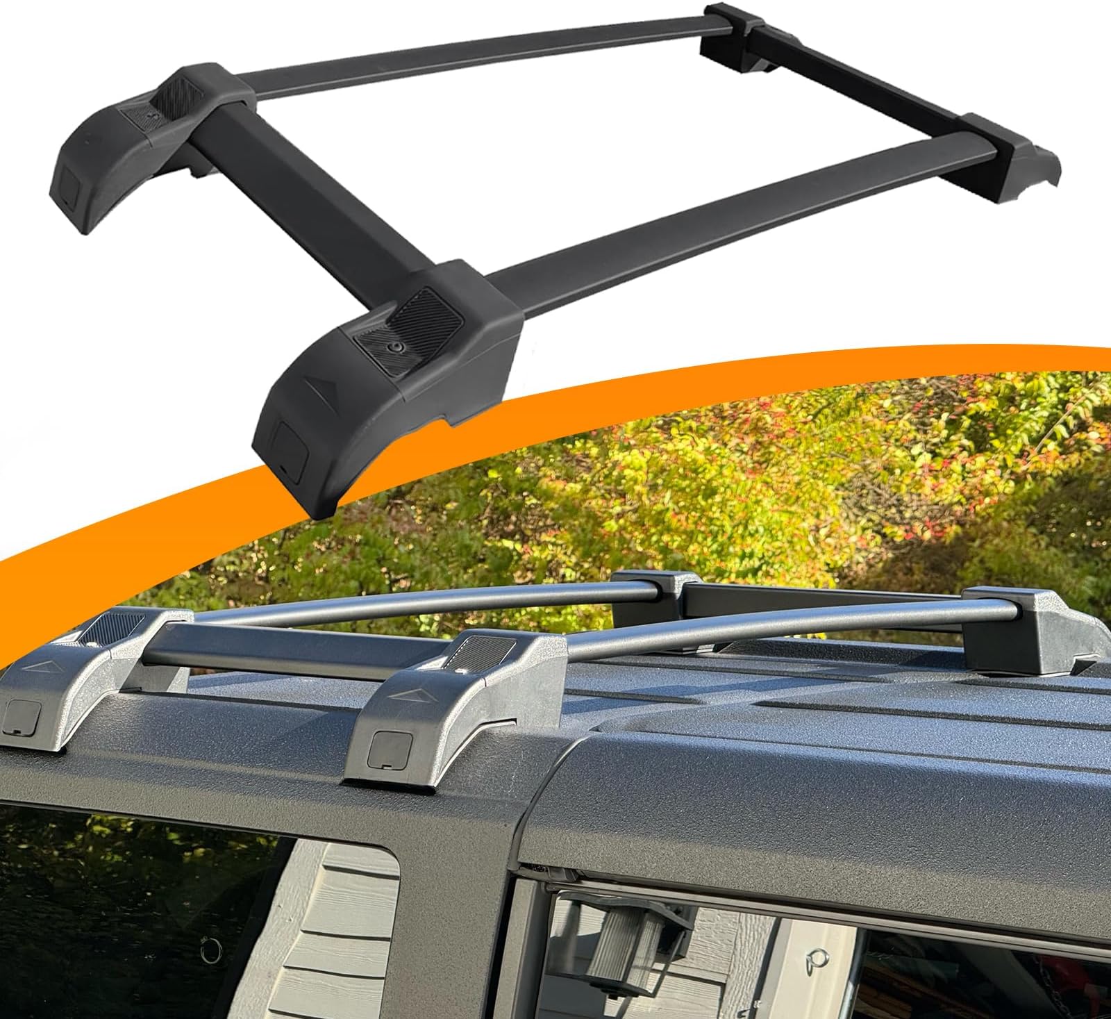 Amazon.com: Snailfly Half Rack Fit for 2021-2024 Ford Bronco 4 Door ...