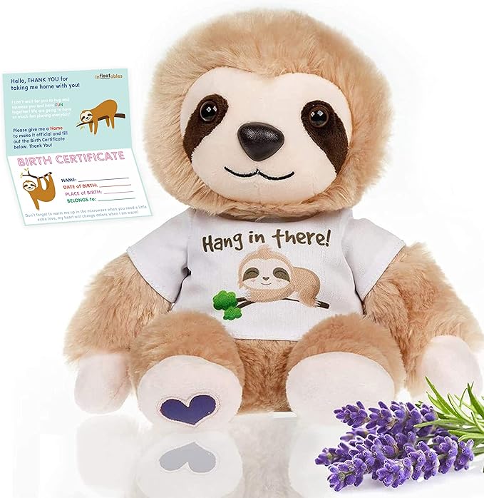 Amazon.com: infloatables ThermaPals - Microwavable Sloth Weighted ...