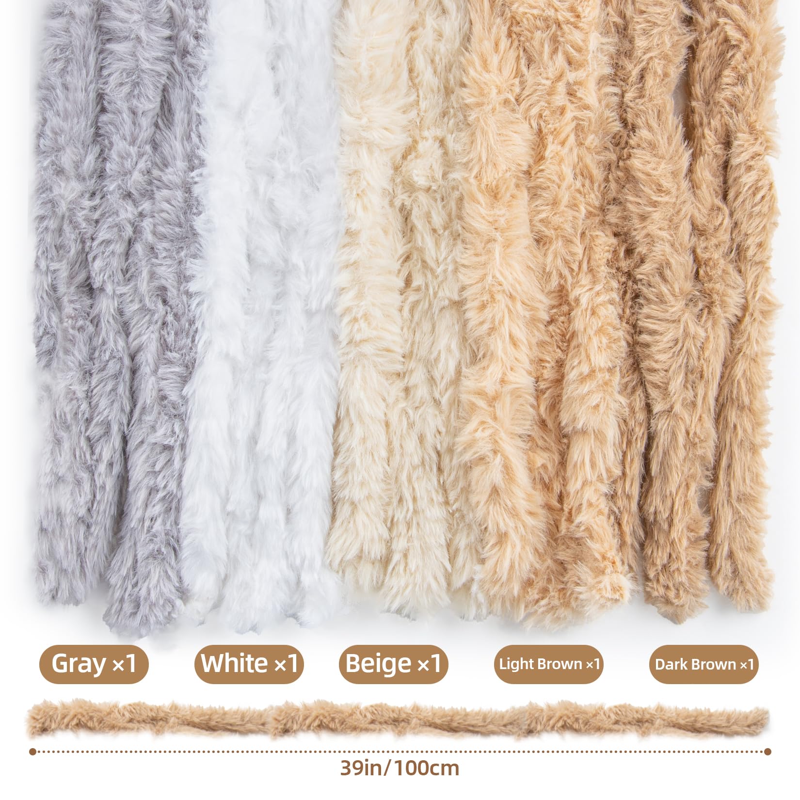 Snapklik.com : RAINFLOW Thick Pipe Cleaners - 36 Pcs Fur Pipe Cleaners ...