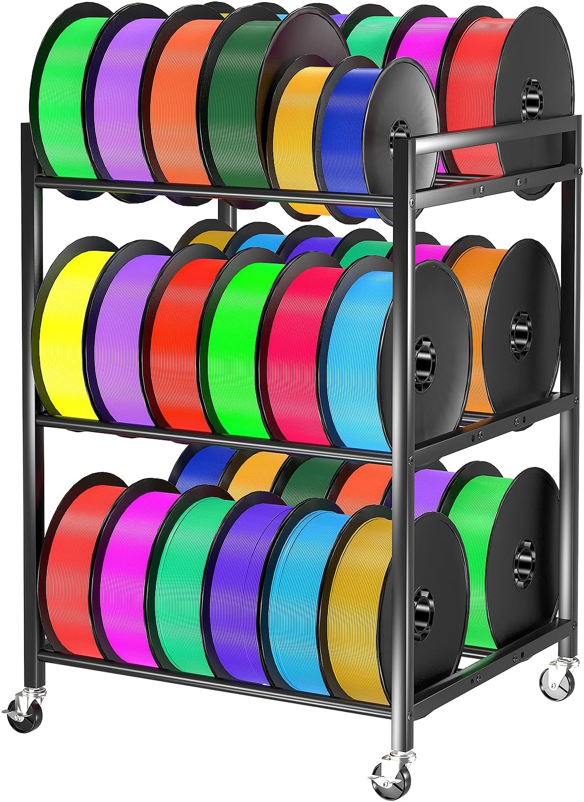 Amazon.com: THUNDERBAY Wire Spool Rack Cold-Rolled Steel Wire/Cable ...