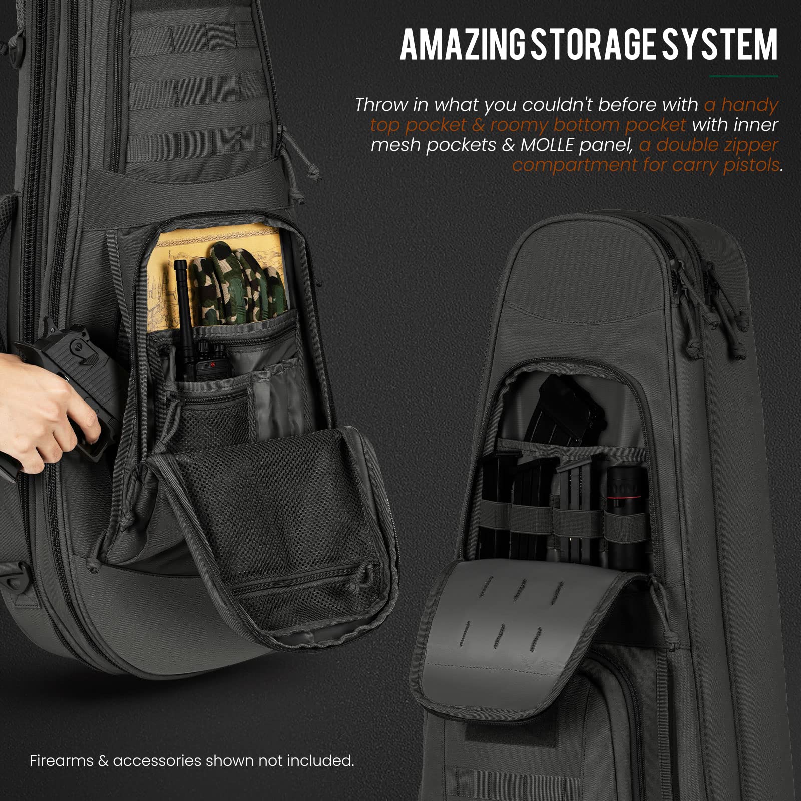 Snapklik.com : 32inch 36inch Short Barrel Rifle Case Soft Tactical ...