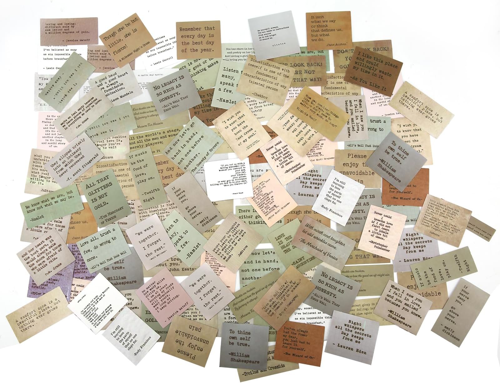 Amazon.com: 8 Sheets Cute Words Inspirational Stickers, Vintage ...