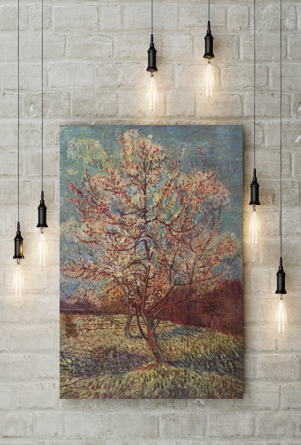 Canvs - Van Gogh Painting Collection - Pink Peach Tree in Blossom ...