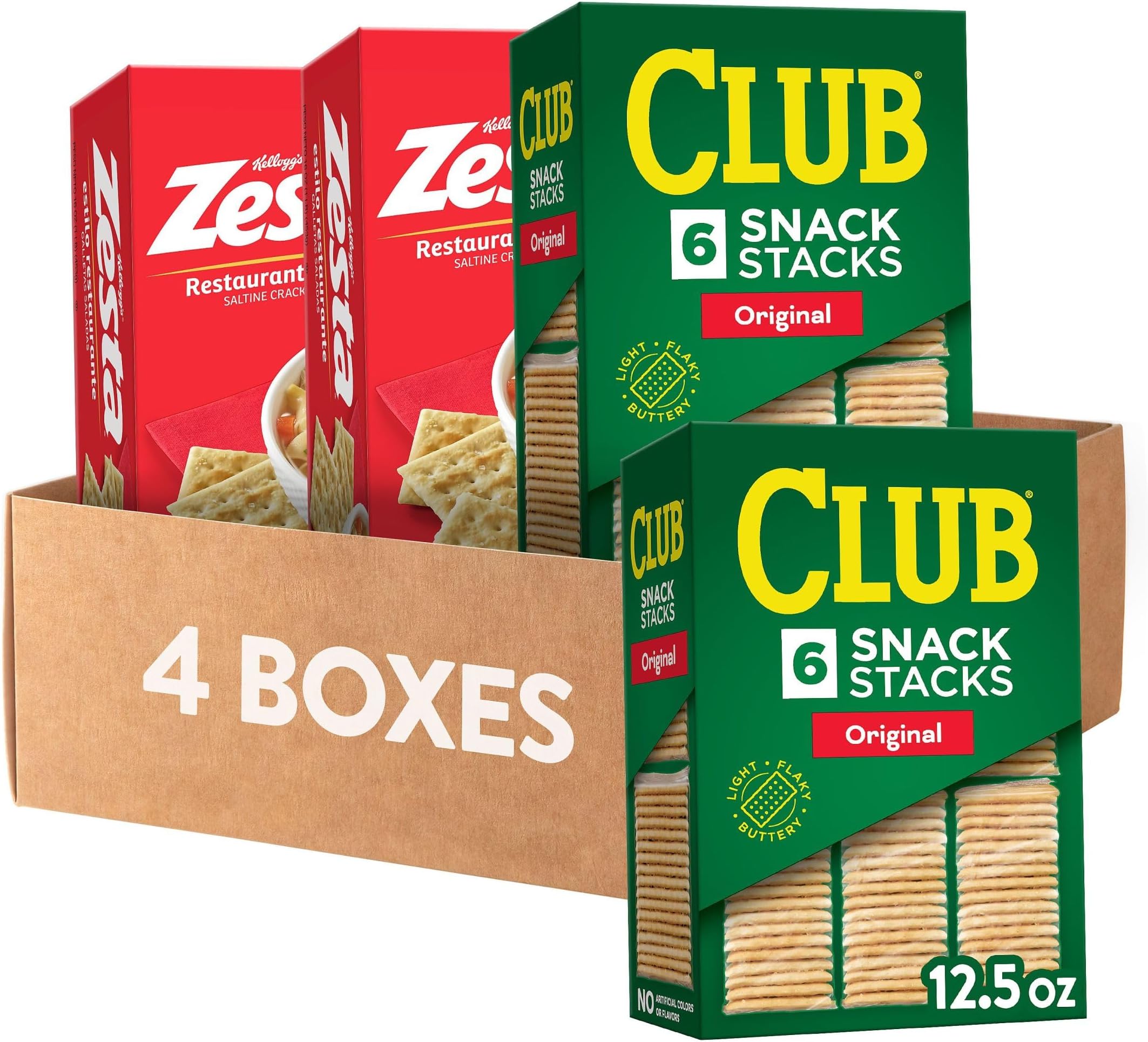 Amazon.com: Club Crackers, Snack Crackers, Party Snacks, Reduced Fat ...
