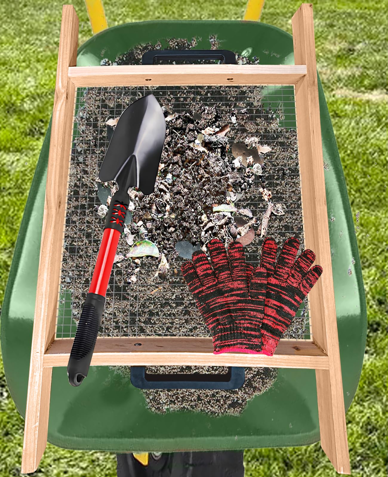Soil Sifter Machine Dirt DIY Soil Sifter | Greens And Machines