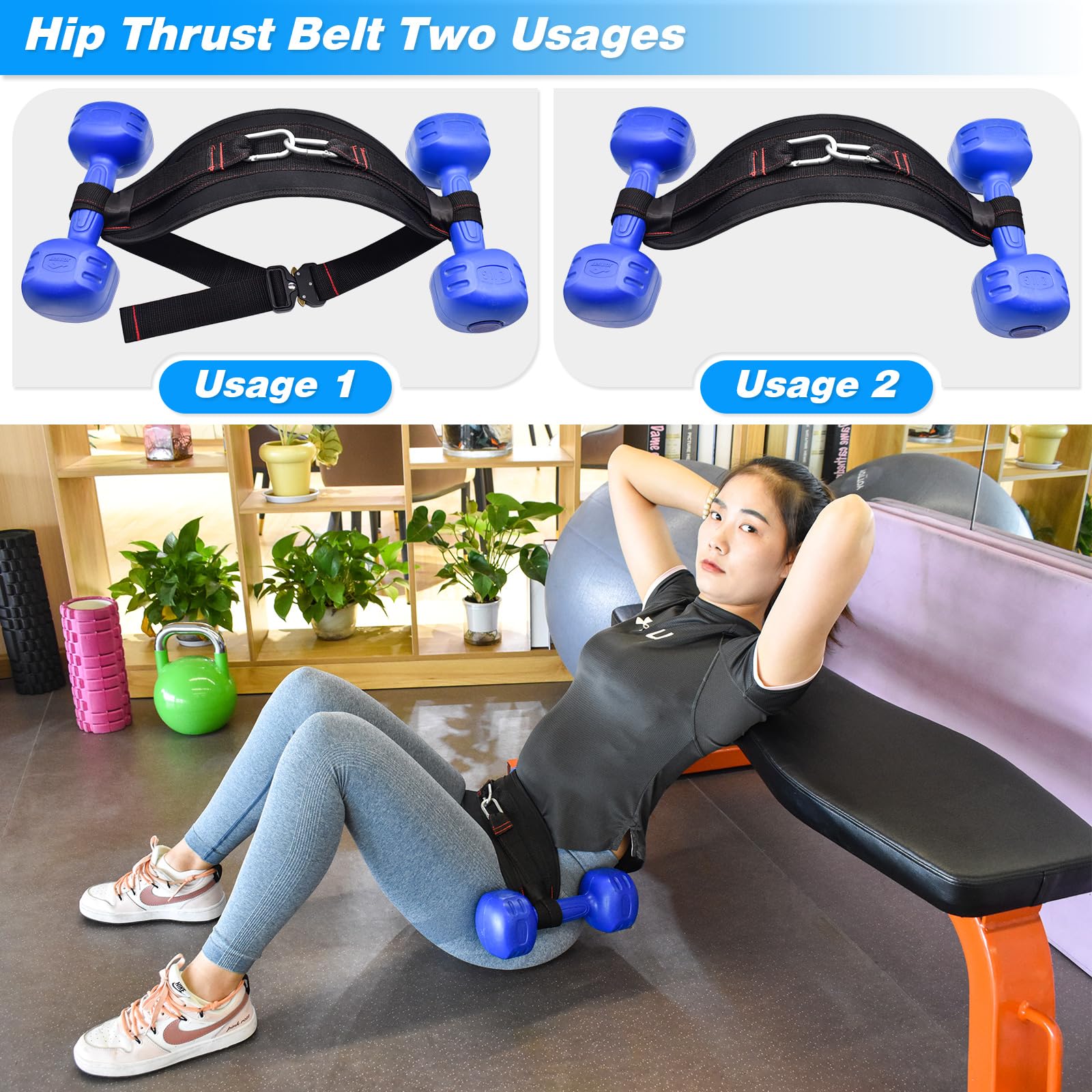 Snapklik.com : XonyiCos Hip Thrust Belt, Easy To Use