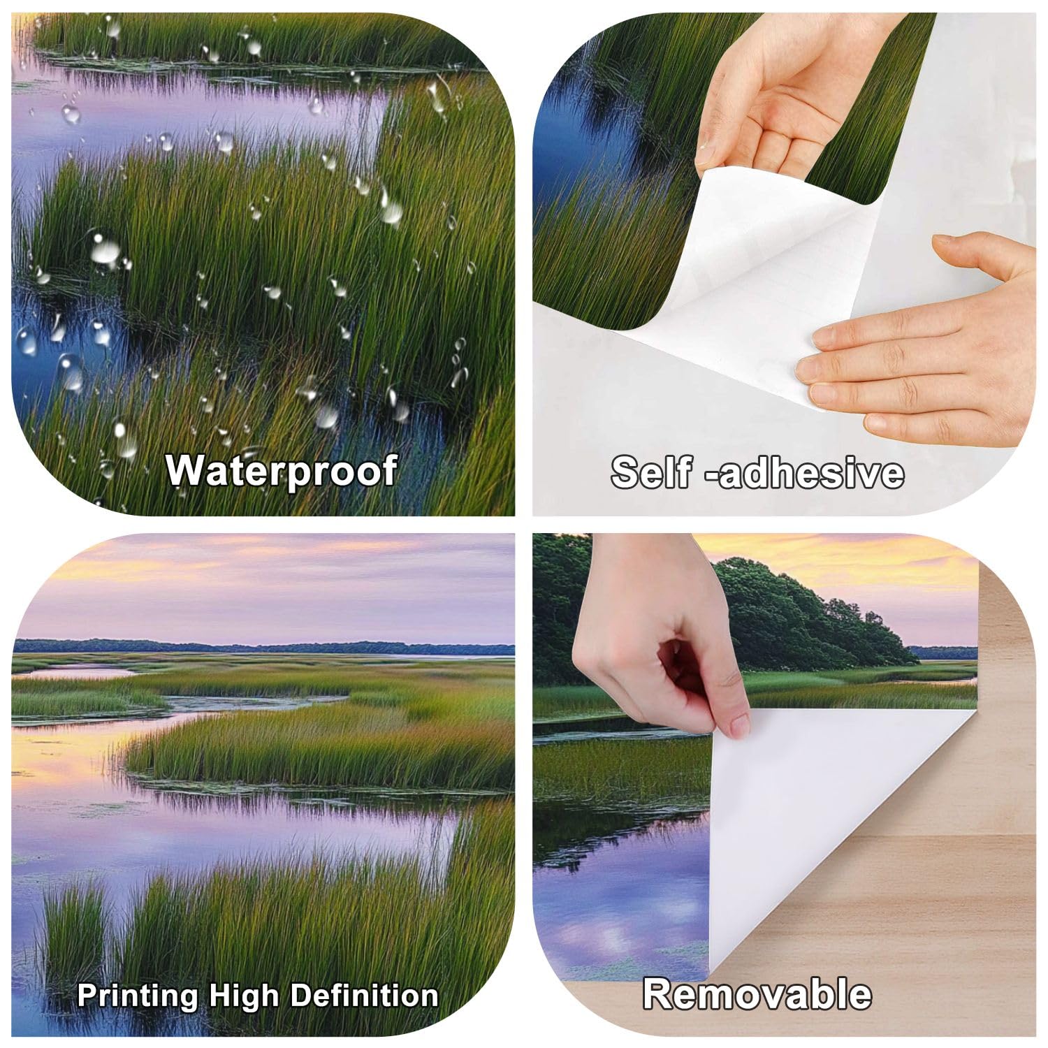 Reflective Wall Decals High Definition Photographs Amazon.com: Sticky
