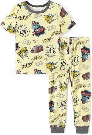 Amazon.com: Harry Potter Pajamas with Bamboo Viscose Hogwarts Castle ...
