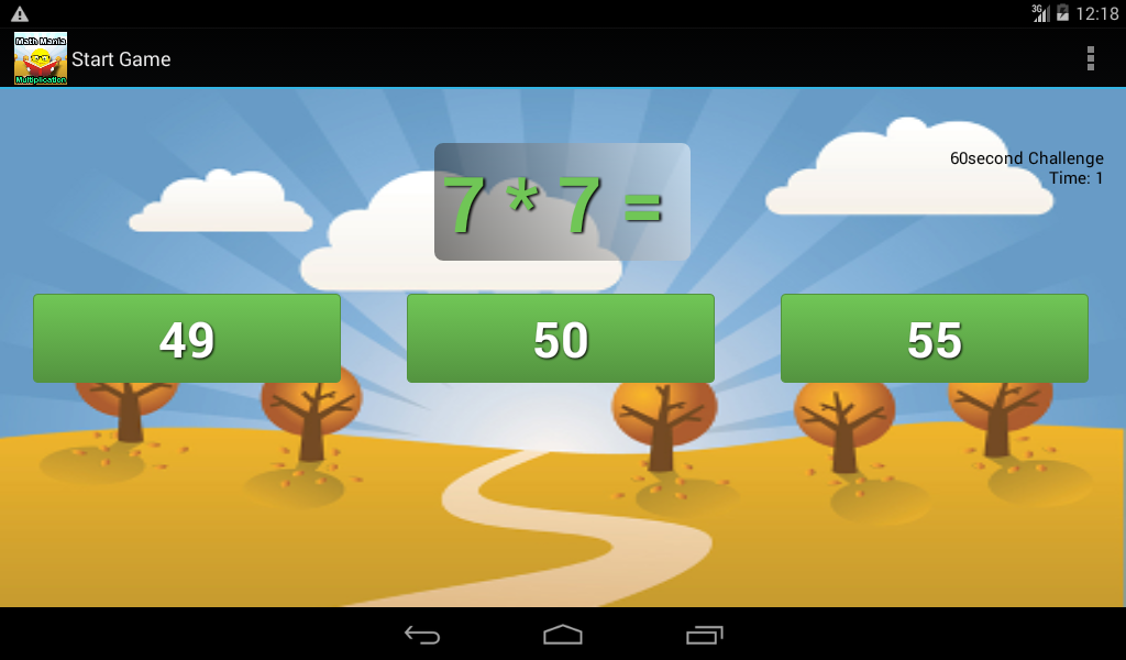 Math Mania Multiplication Free - App on Amazon Appstore