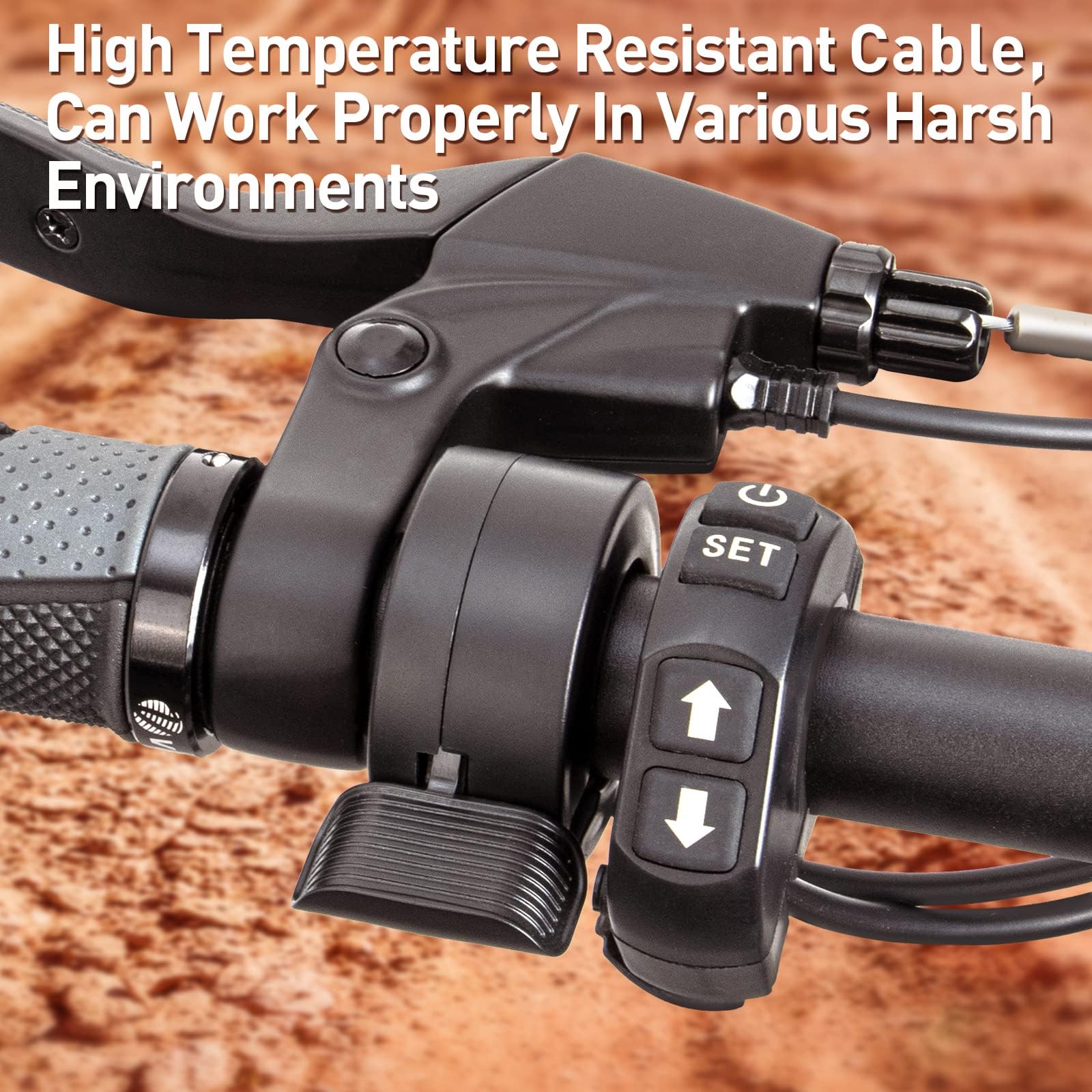 Zeekpowa Thumb Throttle for Bafang 3 Pin Female Connector Speed ...