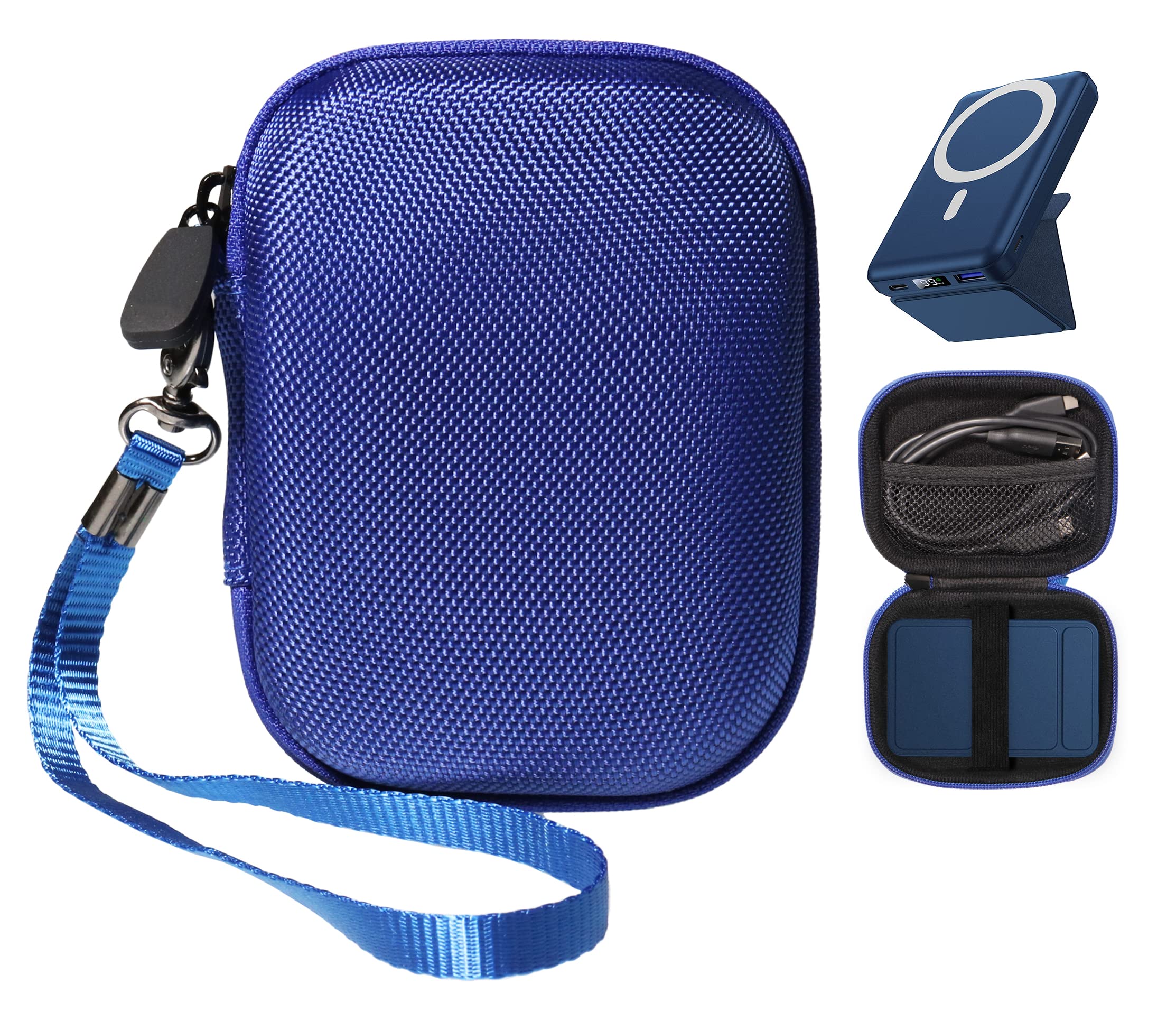 Amazon.com: Alltravel Palm Size case for Foldable Magnetic Wireless ...