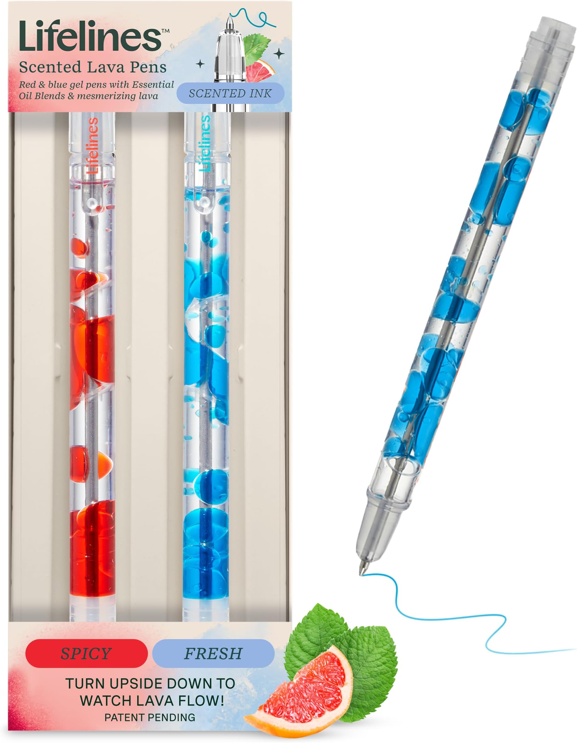 Amazon.com : Fresh Fruit Scented Pen Set (3pk) - Strawberry, Cherry ...
