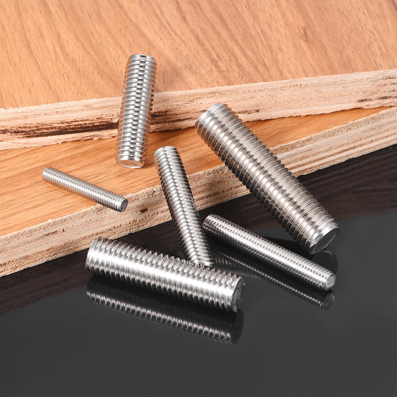 Batman Tie 4-Pack 3/8-16 Stainless Steel Threaded Rods - 12 Inch Length ...