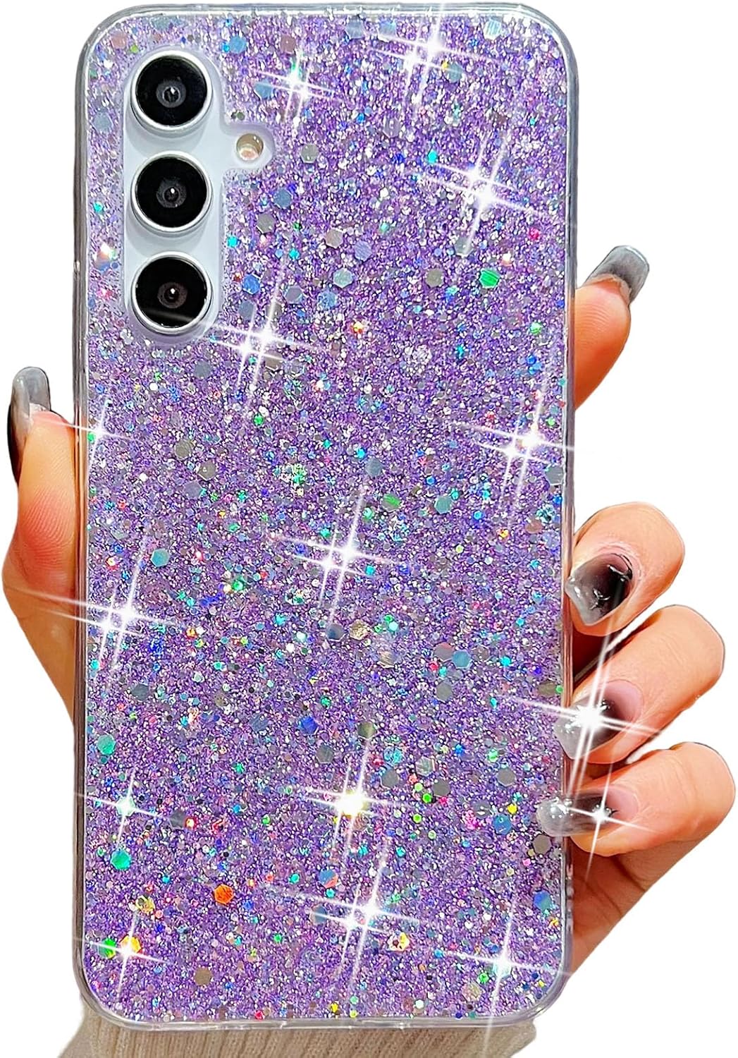 Amazon.com: Esakycn for Samsung Galaxy A16 4G / 5G Case Glitter, Shiny Bling Sparkly Design ...