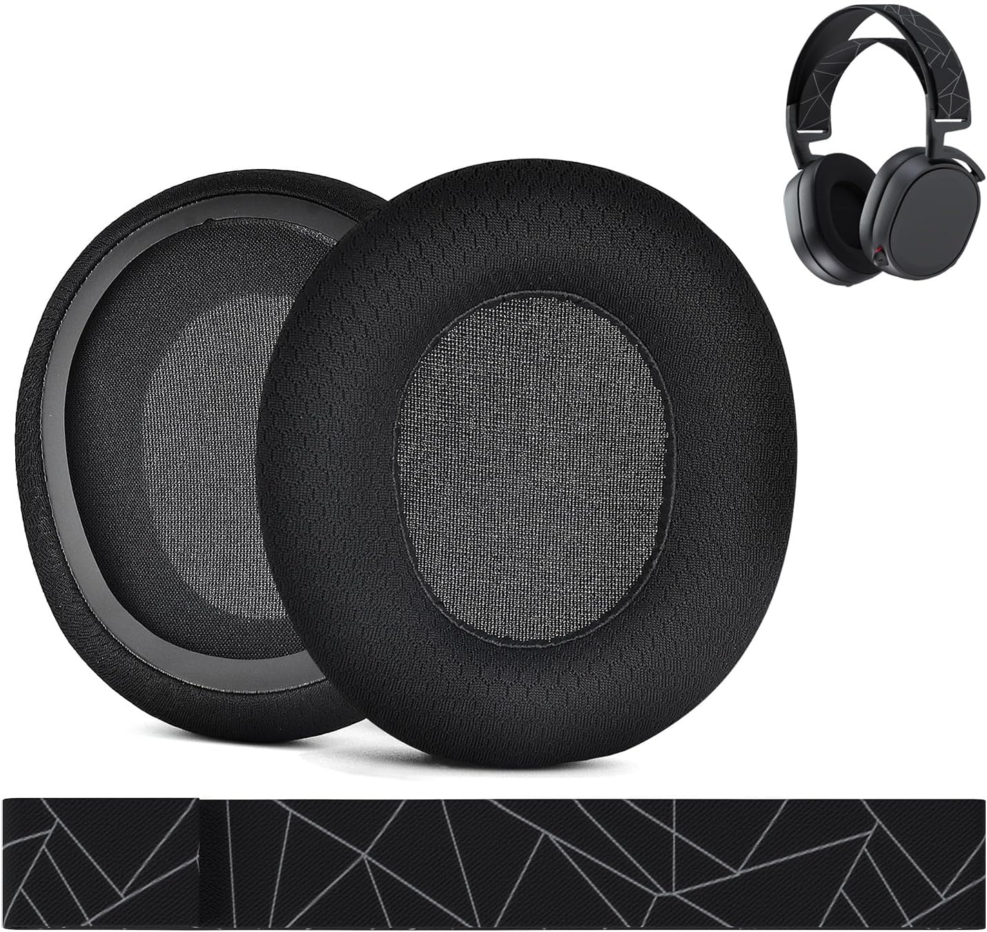 Amazon.com: Ear Pads & Headband Replacement for SteelSeries Arctis 7/9 ...
