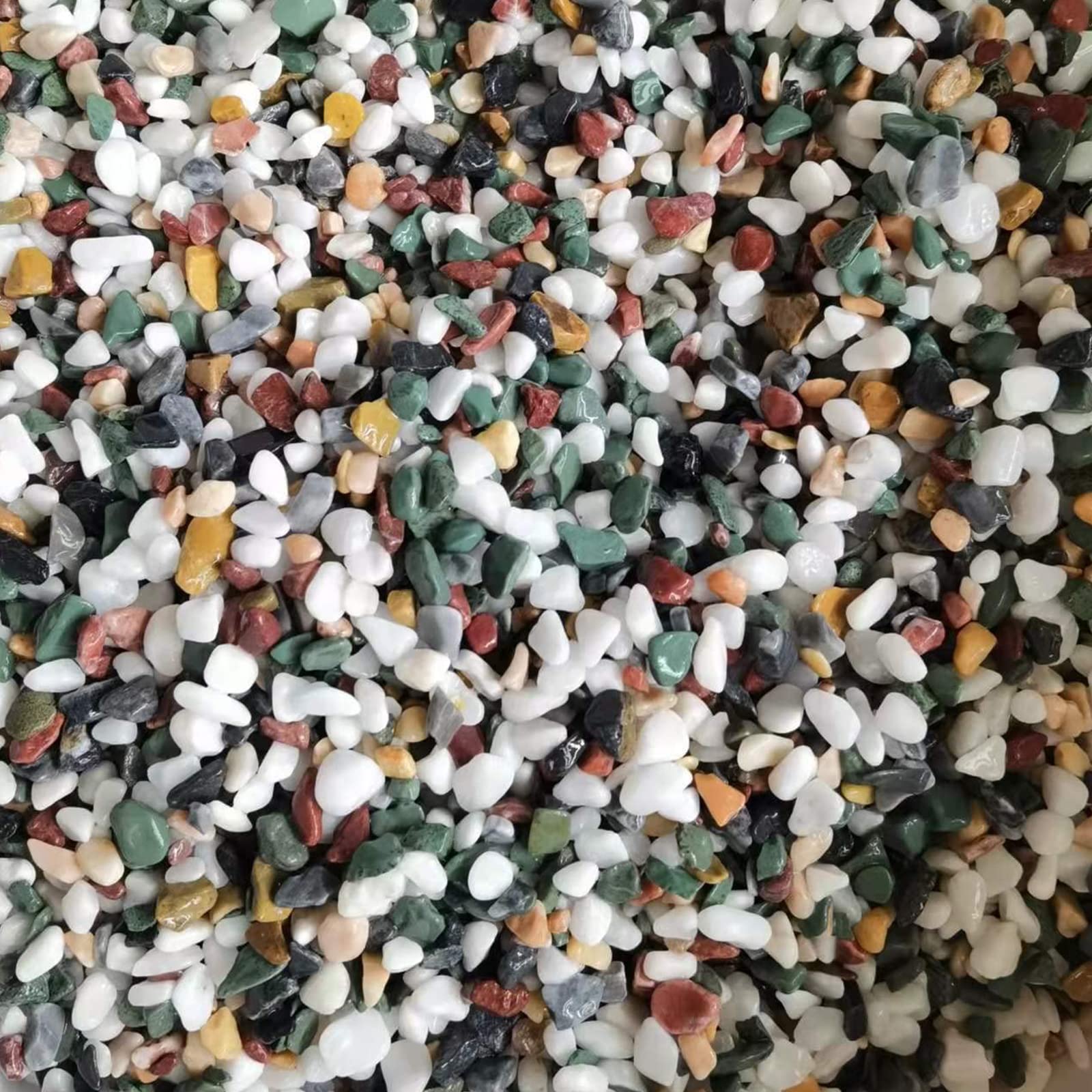 Buy YY-JUNYING Colorful Decorative Stones for Pots, 6-9mm Fish Tank ...