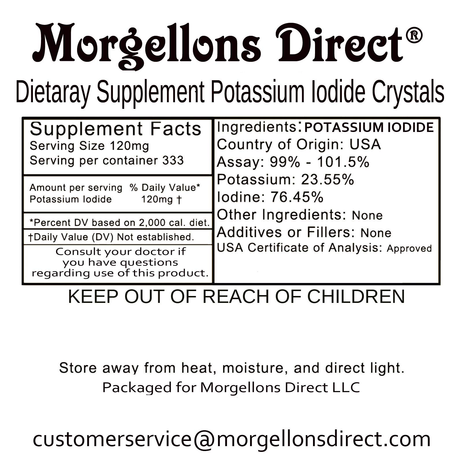 Buy Morgellons Direct SSKI Iodine Potassium Iodide Solutions Mixing Kit ...