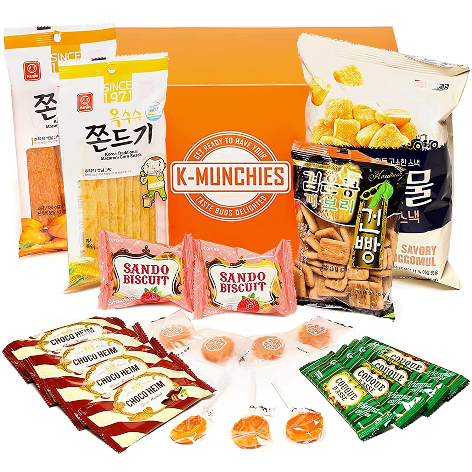 Buy K-Munchies Korean Snacks Box - 21 Pack Asian Snack Box with All ...