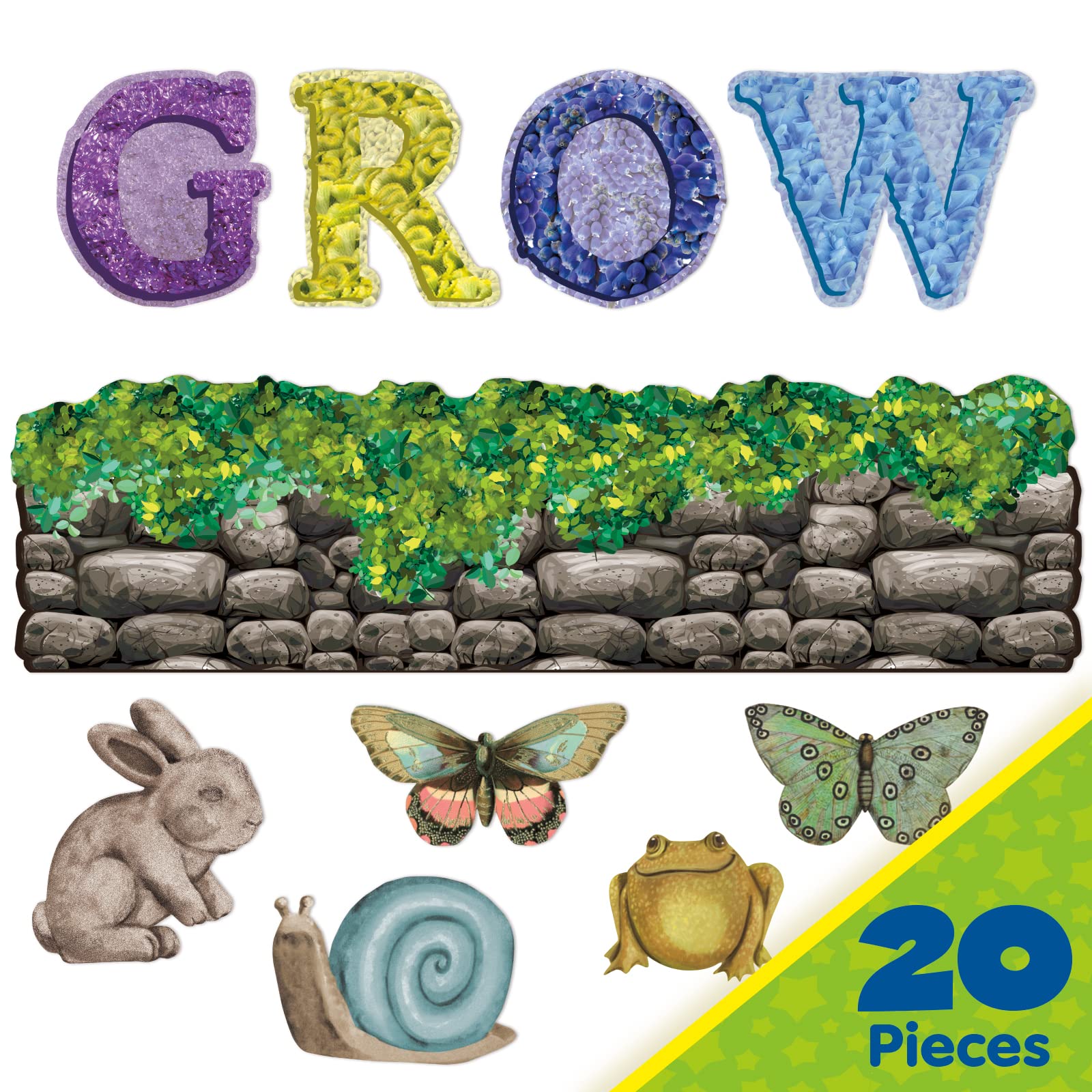 Snapklik.com : Eureka Curiosity Garden Mini Bulletin Board Set And ...