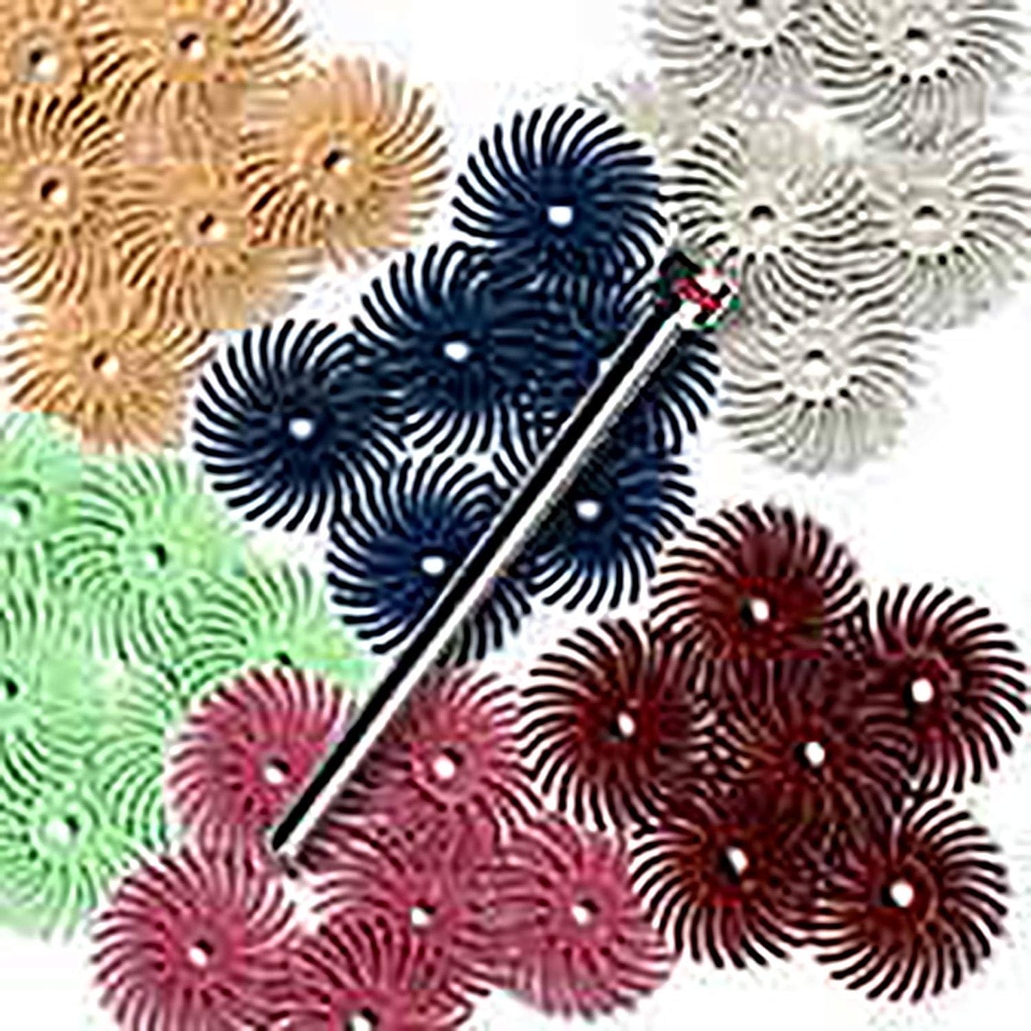 Amazon.com: Radial Bristle Disc Assortment Kit, 9/16” dia., 6 each 120 ...
