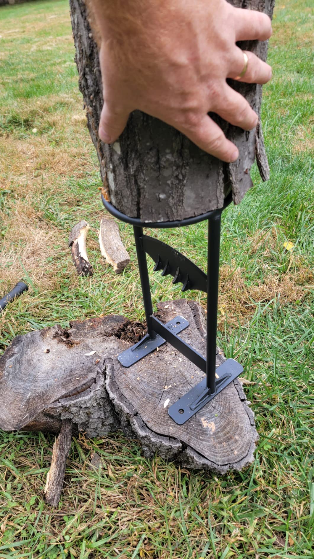 $8/mo - Finance SHARPAI Kindling Splitter for Wood, Large Cast Iron ...