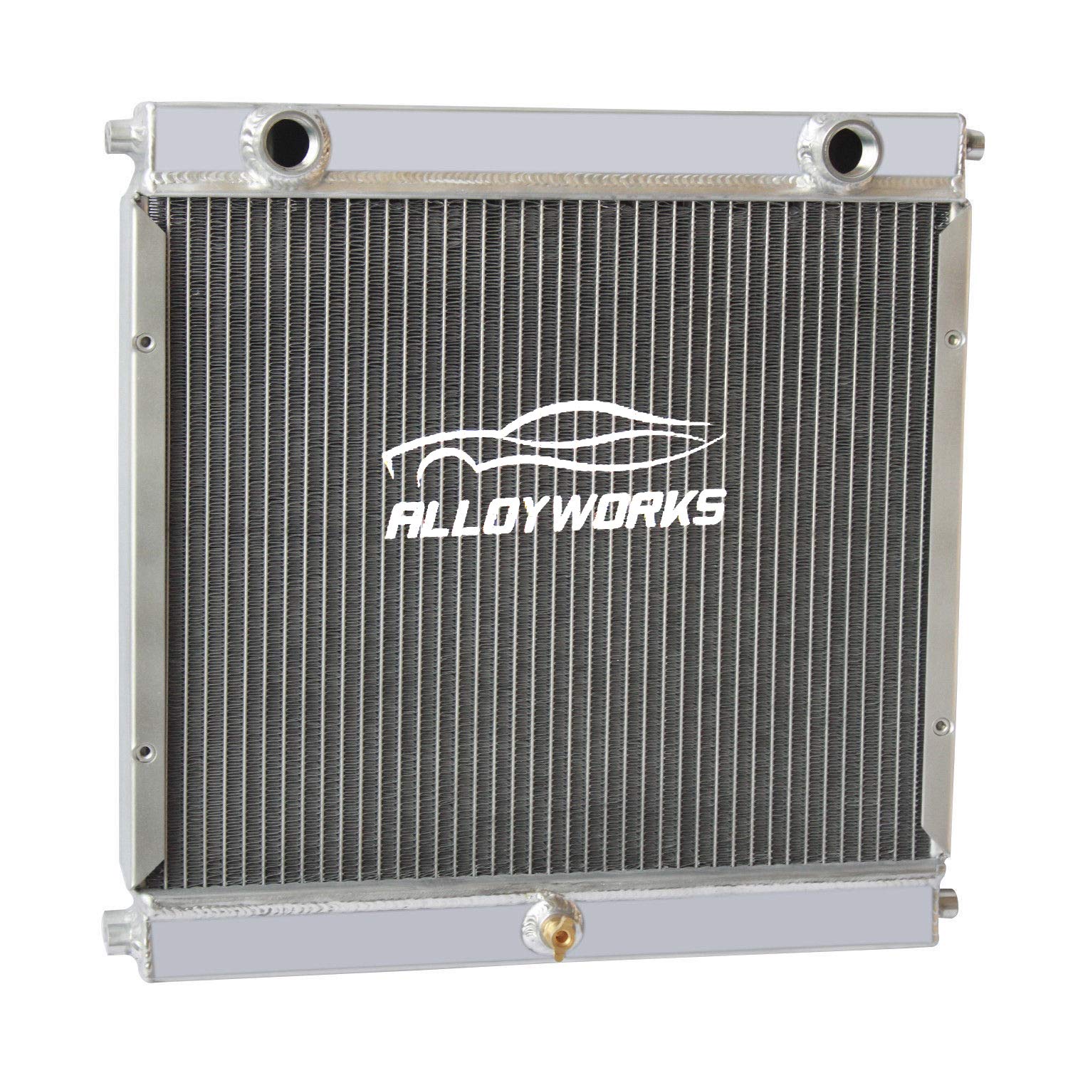 Amazon.com: ALLOYWORKS 4 Row All Aluminum Radiator for Dragster ...