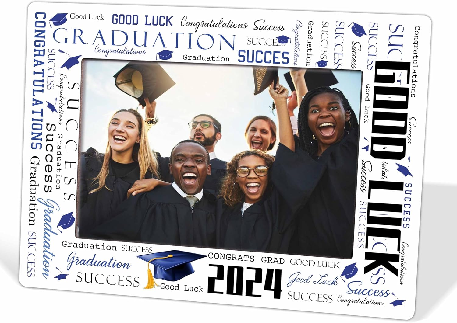 Amazon.com - TCJIU Class of 2025 Graduation Picture Frame Wooden ...