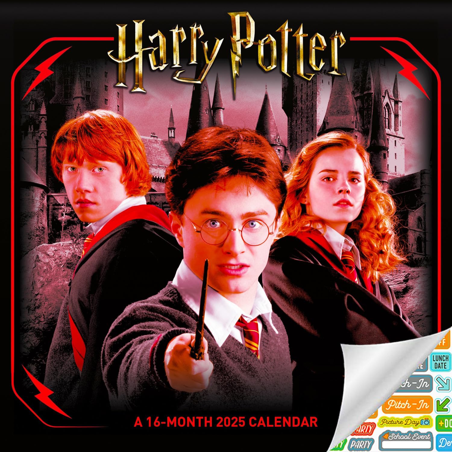 Harry Potter Calendar 2025 - Deluxe 2025 Harry Potter Wall Calendar ...