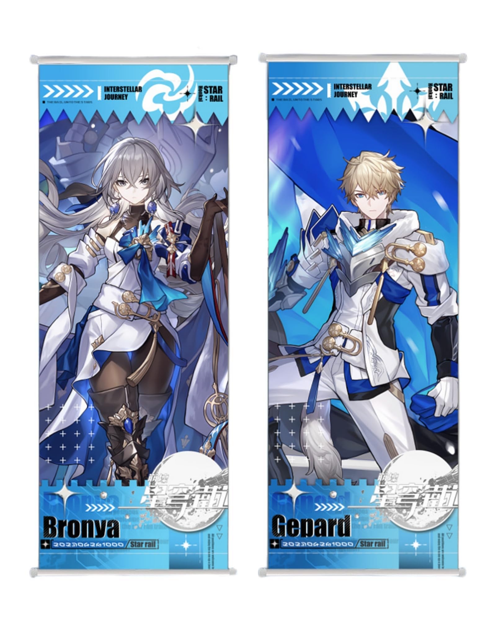 Buy Bronya Gepard Star Rail Hanging Painting Scroll Cartoon Comic ...