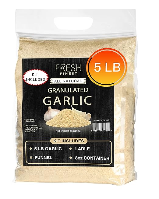 Amazon.com : Garlic Powder Bulk 5 LB, 4 Pcs Set, For Commercial & Home ...