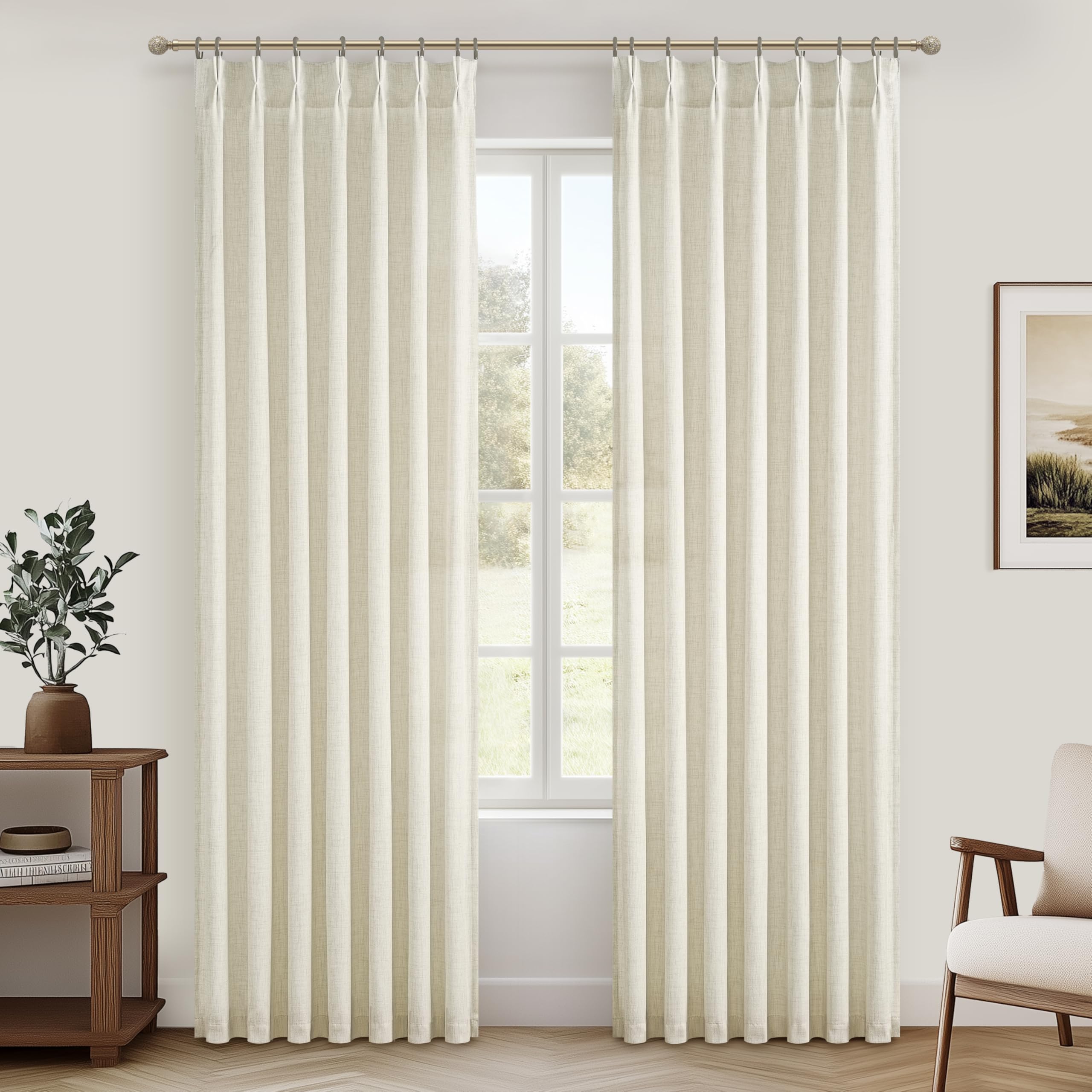 Cortinas Crema 90x90