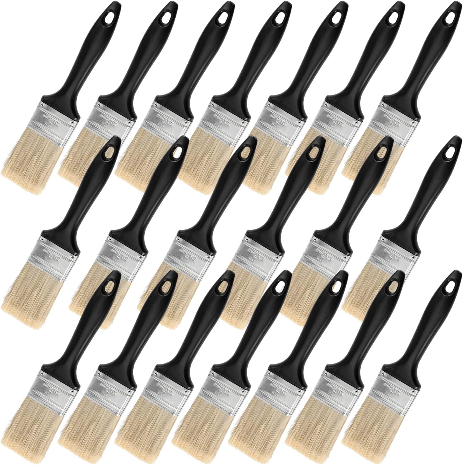 Amazon.com: HOZEON 20 Packs 2 Inch Paint Brushes, Wall Paint Brushes ...