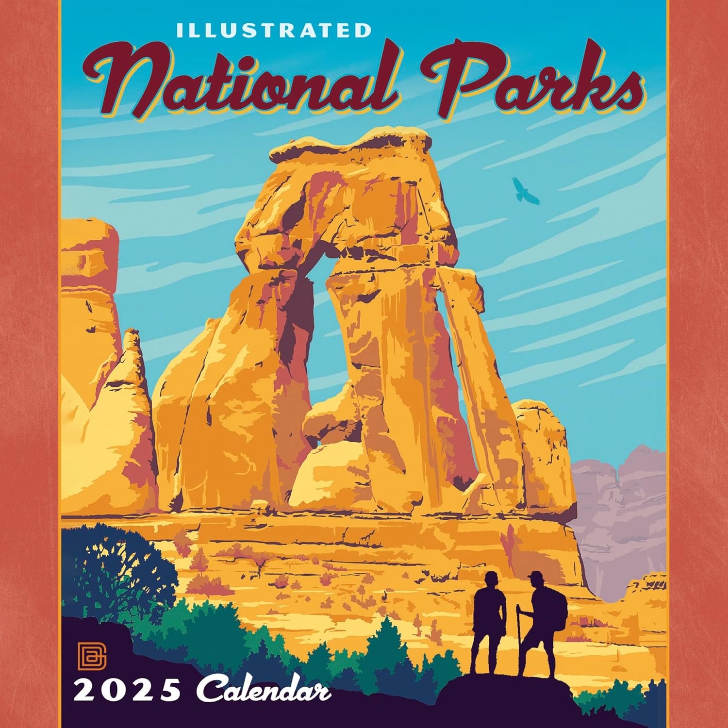 Amazon.com: Illustrated National Parks 2025 Mini Calendar, 7" x 7 ...