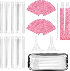 Amazon.com | 46 Pcs Tampon Flask Set Includes 14 Reusable Plastic Tube ...