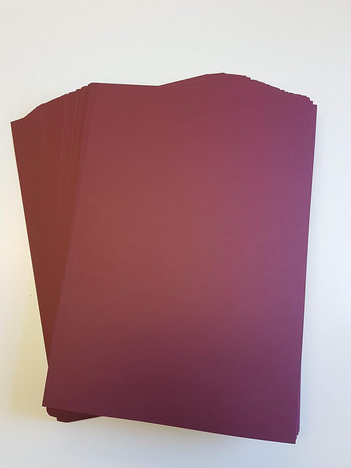 Stella Crafts A4 Maroon Card Stock x 50 Sheets, 240gsm (297mm x 210mm ...