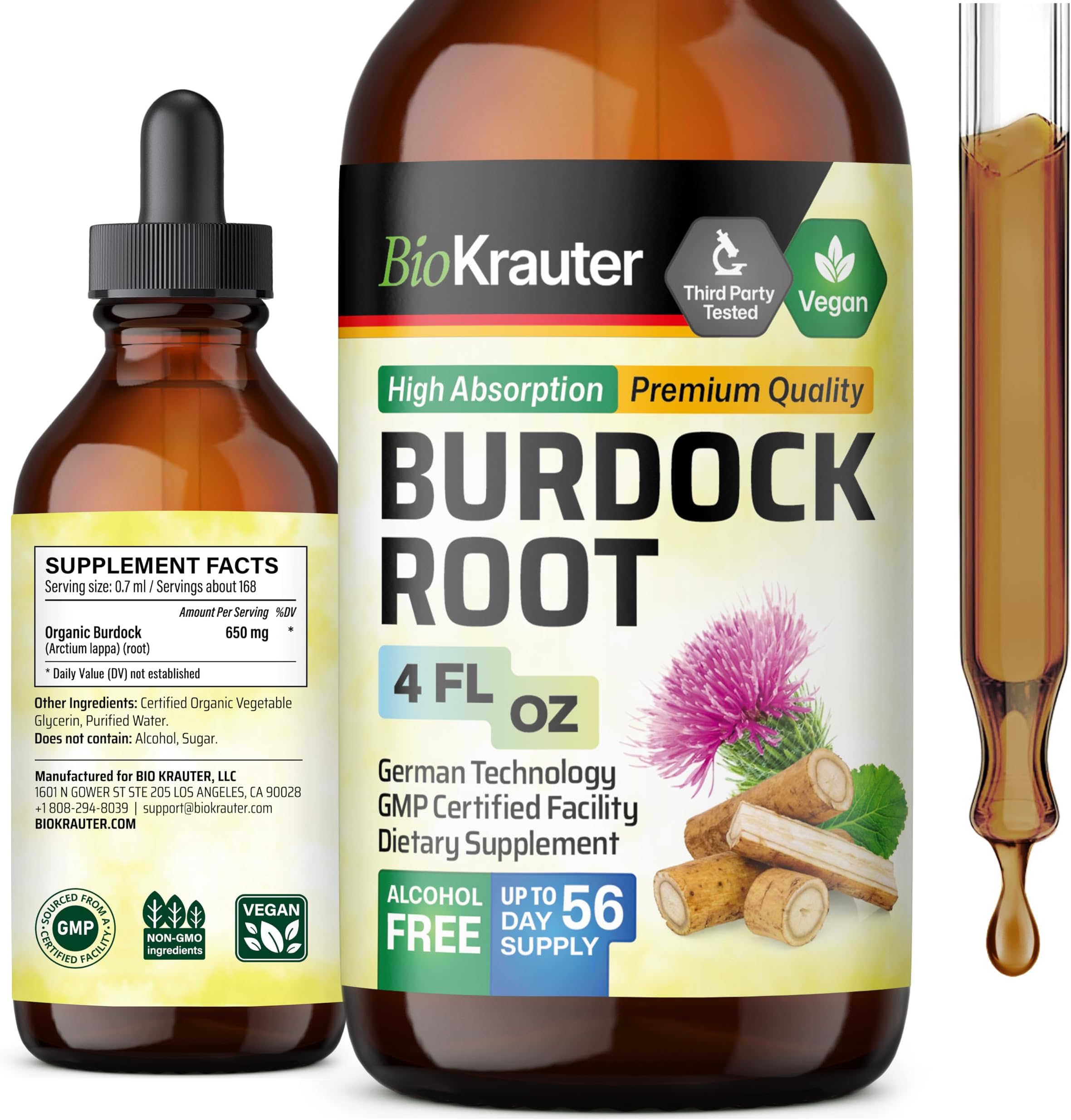 Amazon.com: Burdock (Arctium Lappa) Liquid Extract 4 oz : Health ...