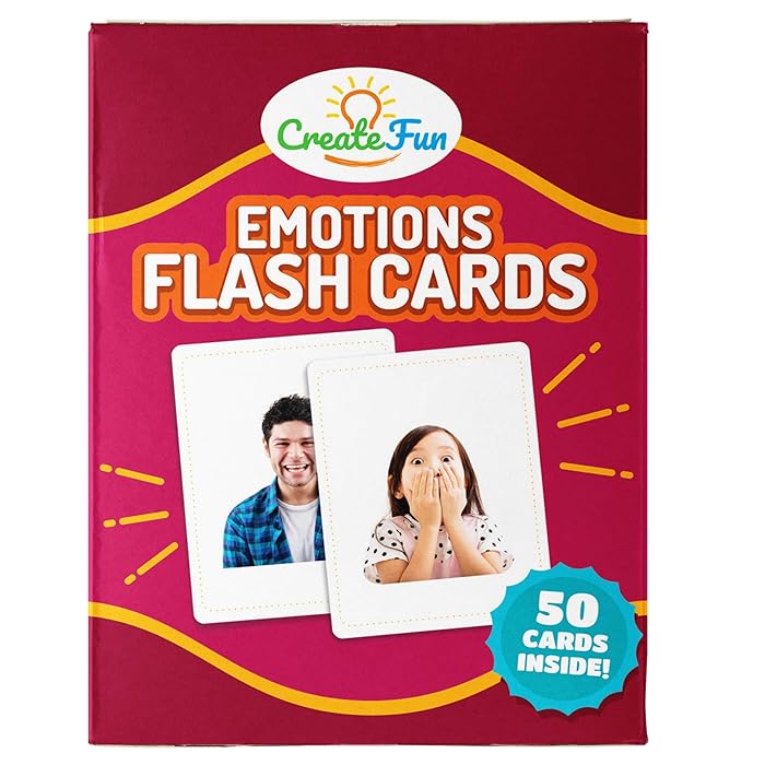 Buy Feelings and Emotions Flash Cards | 50 Emotion Development ...